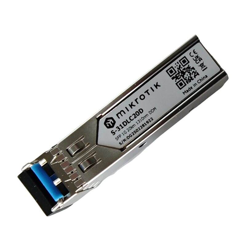 Mikrotik S-31DLC20D 1.25G SFP LC Interface Gigabit Dual-Fiber Single ...