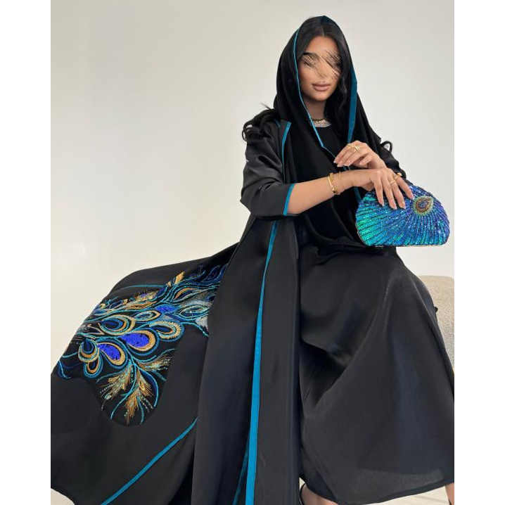 Kuwait Abaya Fashion Arab Dubai Modest Muslim Abaya Islamic Saudia UAE ...