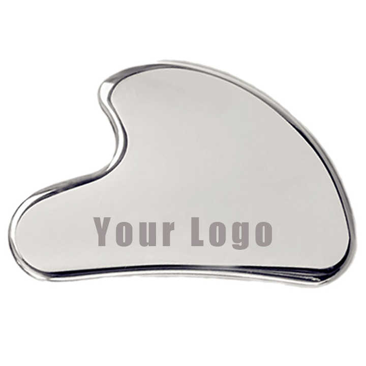 Custom Logo & Shape Stainless Steel Gua Sha Medical Steel Metal Gua Sha ...