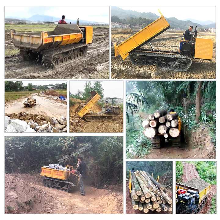 Mini Rubber Track Carrier - Efficient Dumper Transporter