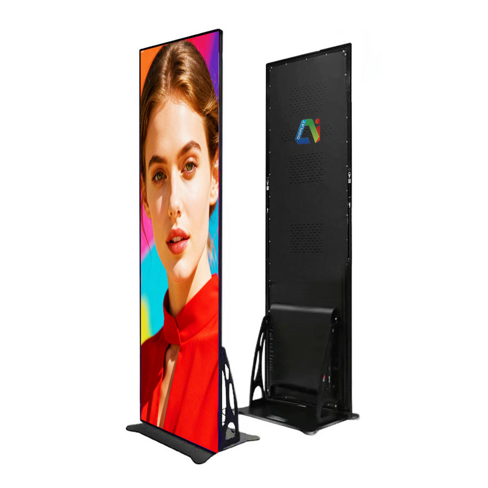 Factory Outlet Double-Sided Digital Poster LED Screen P1.2-P3 Thin and ...