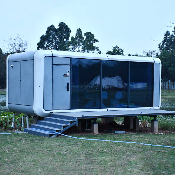 Cheap Mobile Prefabricated Glass Space Capsule House Prefab Custom ...