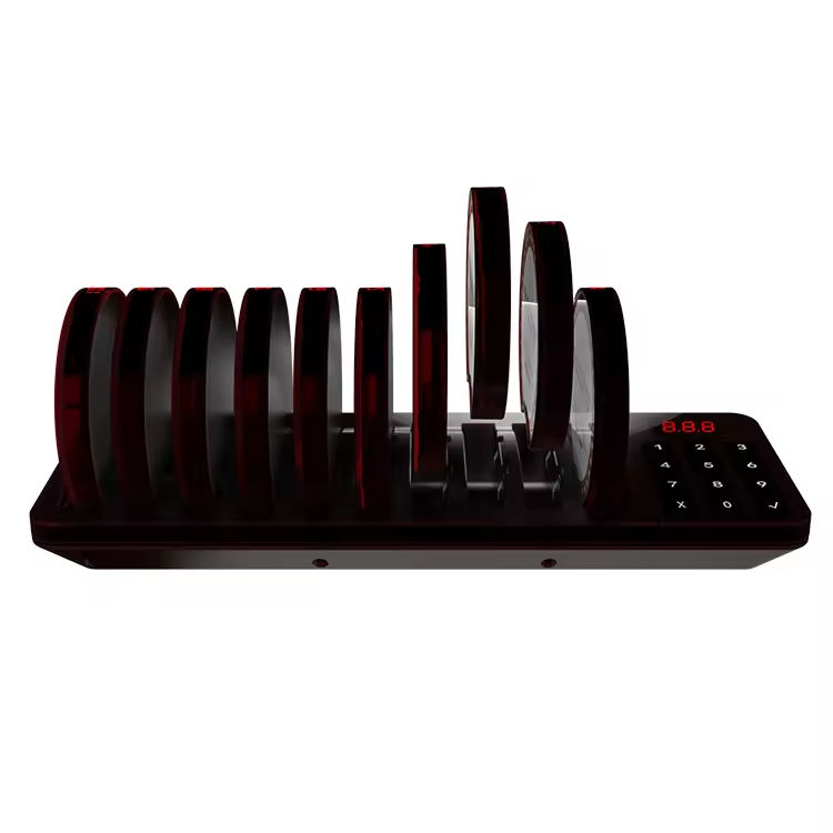 400MHz Wireless Calling Pager System ABS Material 200mAh Battery 500m ...