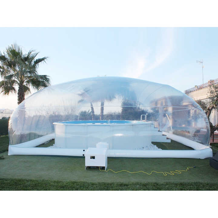 Outdoor Customized Transparent Inflatable Pool Dome