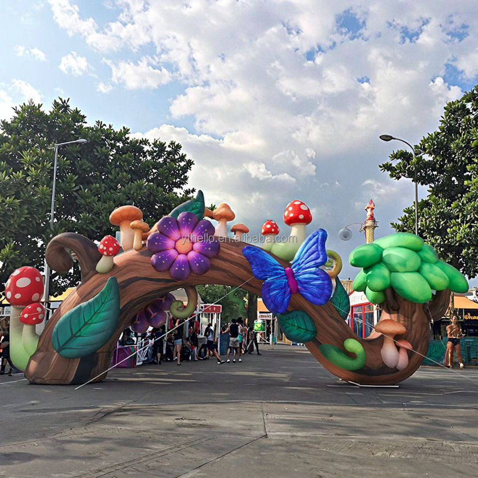 Customized Stage Props - Amusement Park Inflatable Plant Arch