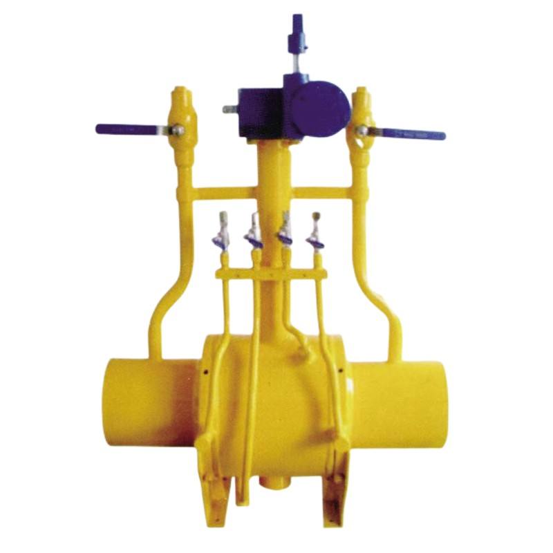 Straight-Type Double Block Bleed Fully Welded Ball Valve Forged Steel ...