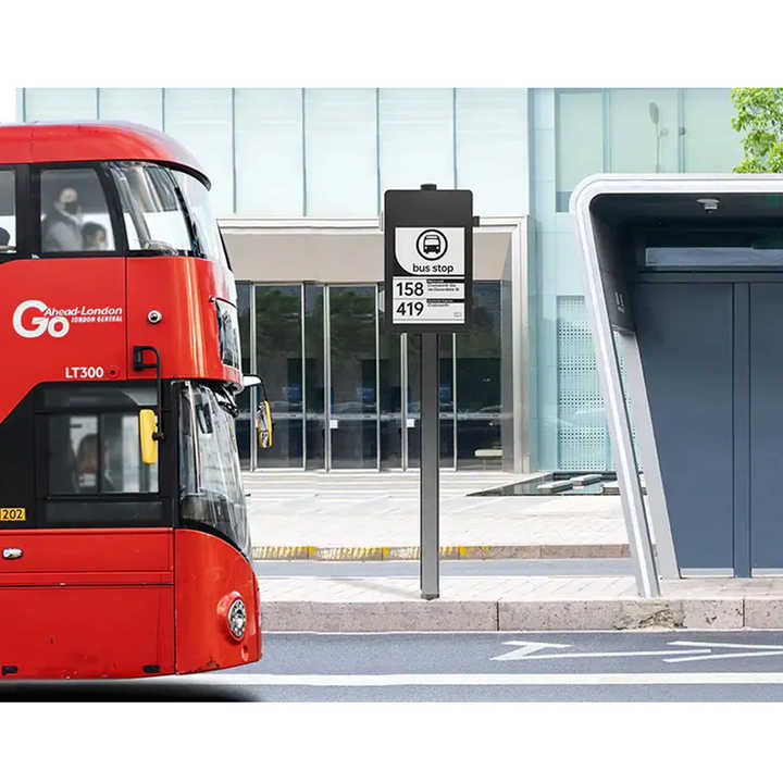 42 Inch E Ink Display Outdoor E-Paper Digital Signage E Book Bus Stop ...