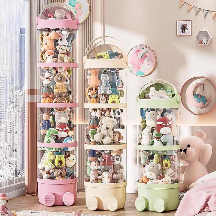 Children Kids Storage Container Cartoon Cute Toy Doll Sorting Storage ...