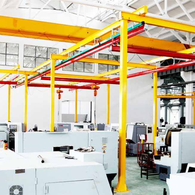 workstation rail Bridge crane Profile Master Freestanding 1 ton Rigid ...