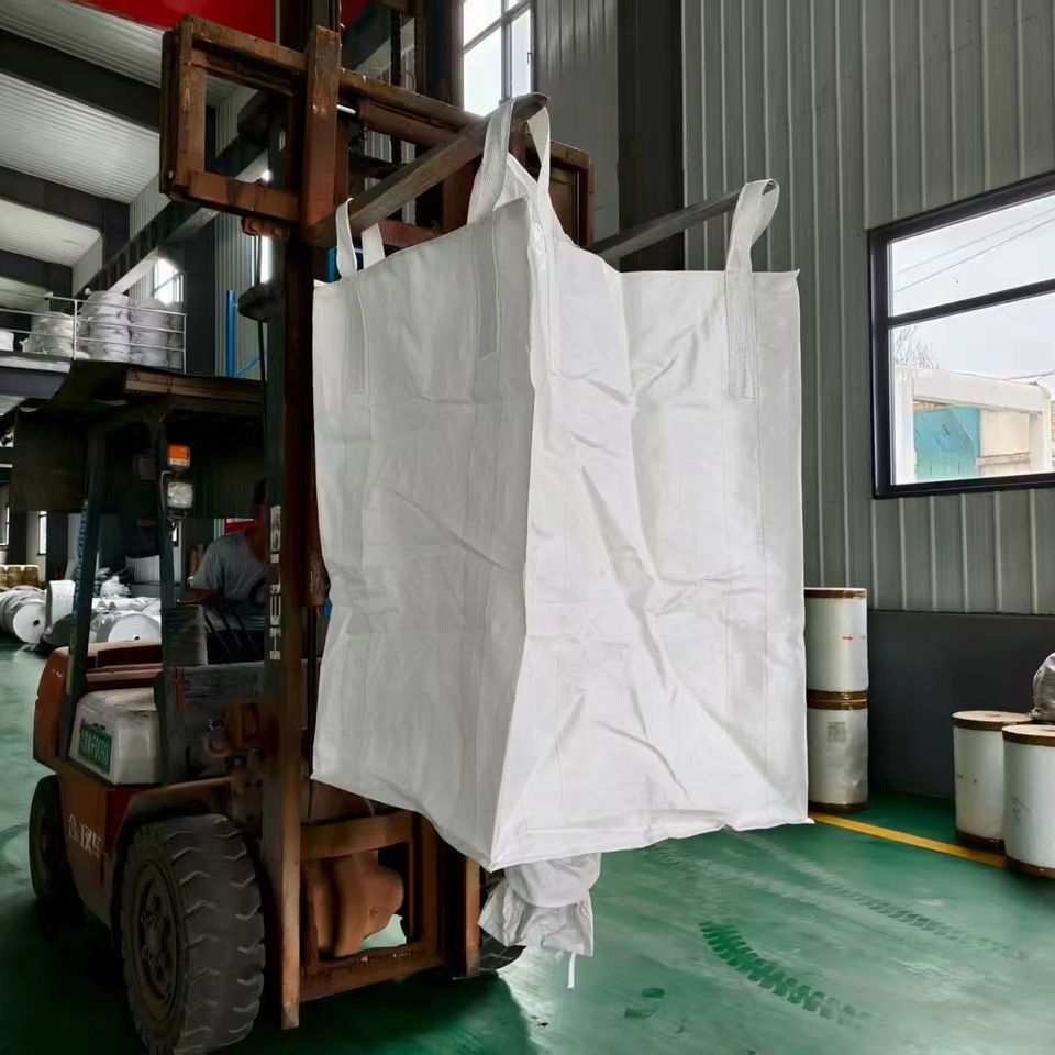 Open Top Discharge Breathable FIBC Bulk Bags High Strength 100% Virgin ...