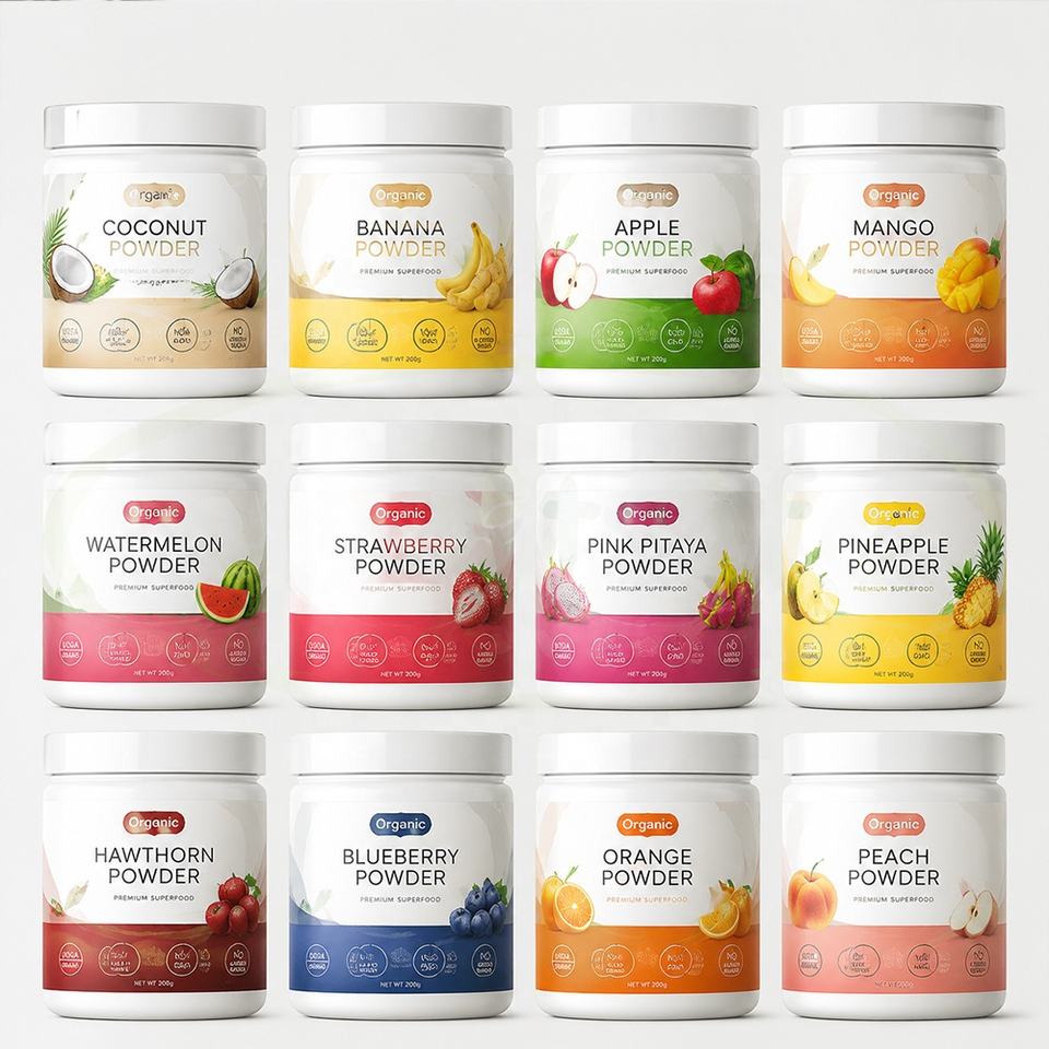 100% Natural Spray Dried Fruit Powder Freeze Dried Fruit Powder Fruit ...