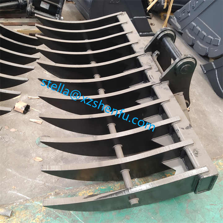20T Excavator Bucket Root Rake Sieve Rake Construction Machinery Farm ...
