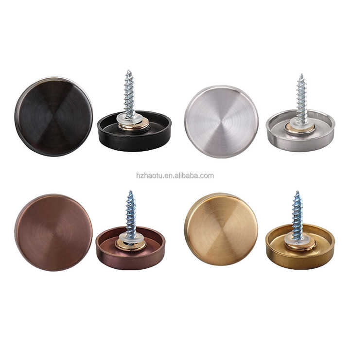 Mirror Finish Stainless Steel Decorative Screw Covers