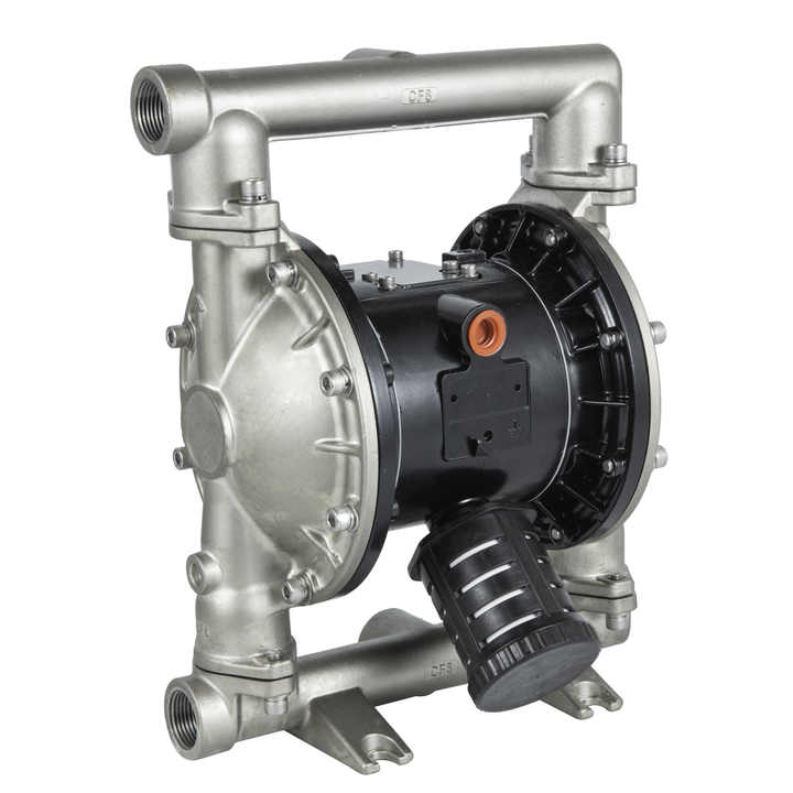 HY25-SS 1" Inch Anti-Solvent Air Operated Diaphragm Pump With Ptfe ...