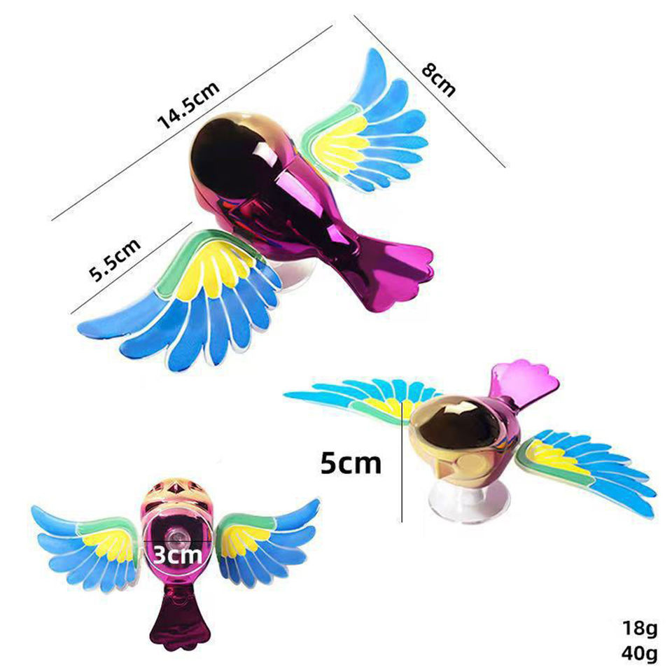 Creative Electric Flying Bird Antique Car Ornament Exterior Rearview ...