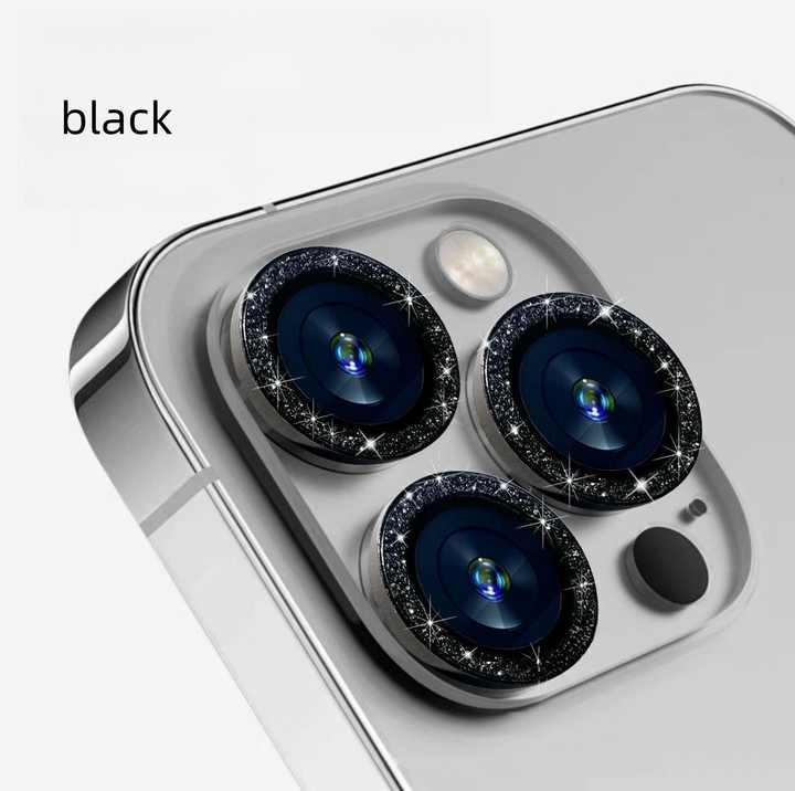 Camera Lens Protector Film for iPhone 16 15 12 13 14 11 Pro Max Bling ...