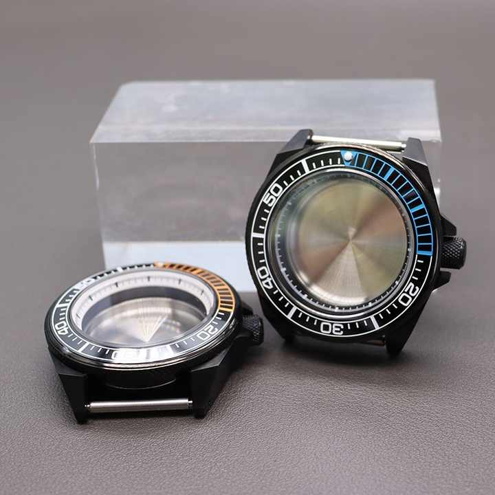 Black Modified Seiko Samurai Diving Stainless Steel Watch Cases ...