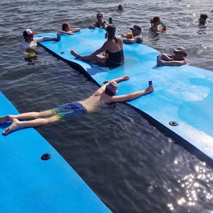 Floating Mat Foam Island Pad Pool Floats for Family Fun