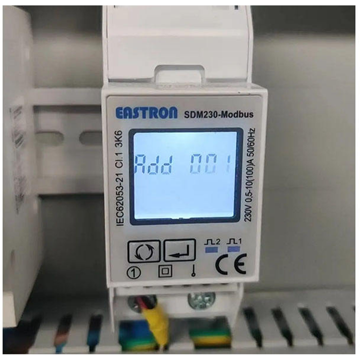Single Phase 2 Pulse Output +Modbus Bidirectional Solar Dc Energy Meter ...