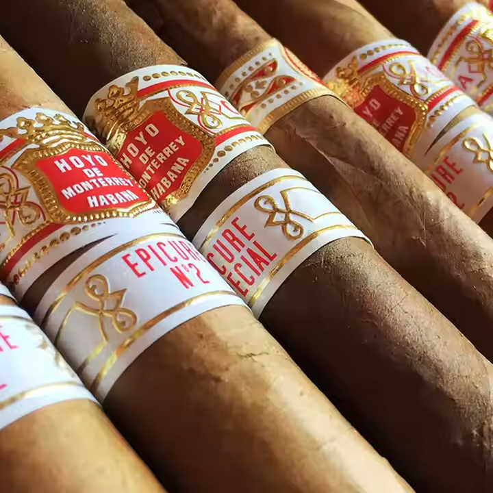Personalized Self-Adhesive Embossed Cigar Ring Label Sticker Custom ...