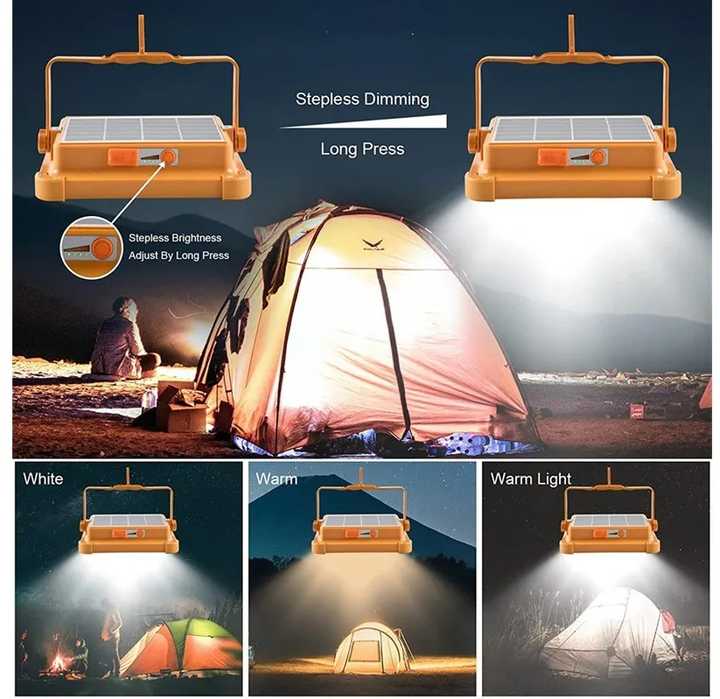 500W Solar Emergency Lamp - Reliable LED Lighting Solution