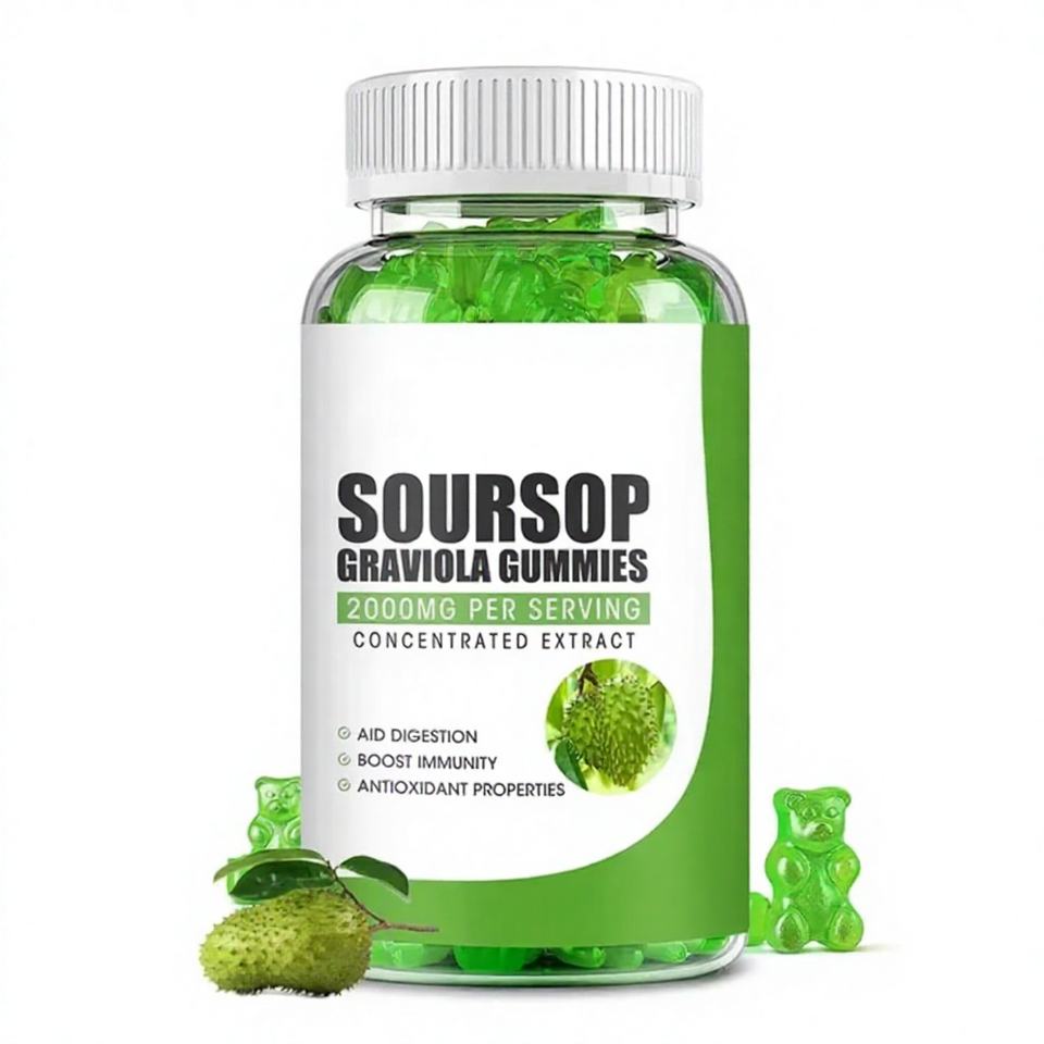 OEM Soursop Graviola Gummies Concentrated Extract for Digestive ...