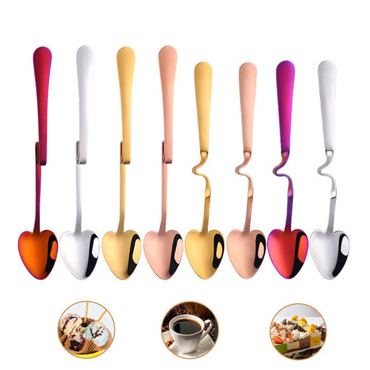 Wedding Souvenirs Christmas Hanging Coffee Spoon Creative Bending ...