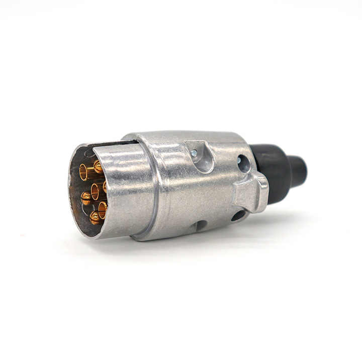 7 Pin Trailer Plug Socket Connector 7 Core Heavy Duty Electrical ...