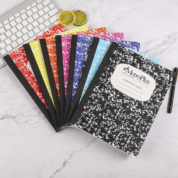 Custom Printed A5 Perfect Binding Lined Paper Writing Composition ...