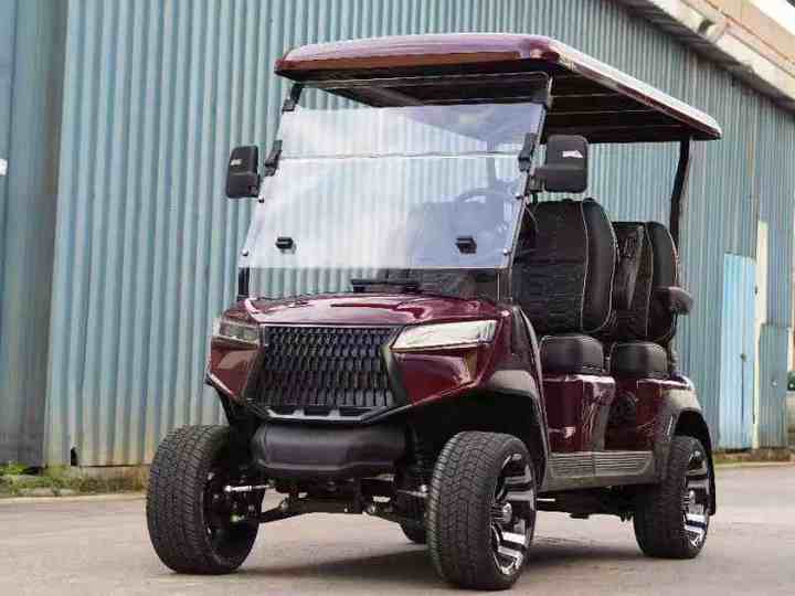 YOOLAND High-End Electric Golf Cart with Smart Technology Open-Top ...