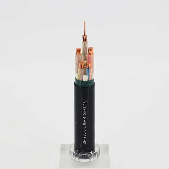 Single Core Cu XLPE PVC Power Cable 25mm Building Wire Cable YJV Cable ...