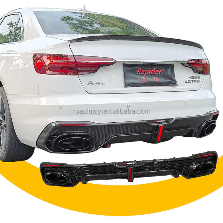 Audi A4 Carbon Fiber Rear Diffuser - Enhance Style & Performance