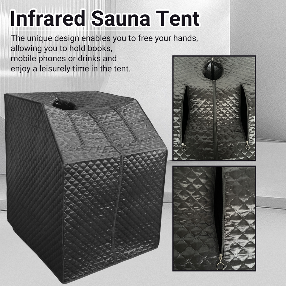 Qilong Modern Acrylic Portable Steam Wet Sauna Room Full Size Personal ...