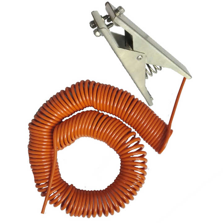 Stainless Steel Grounding Earth Connection Clamp Static Grounding ...