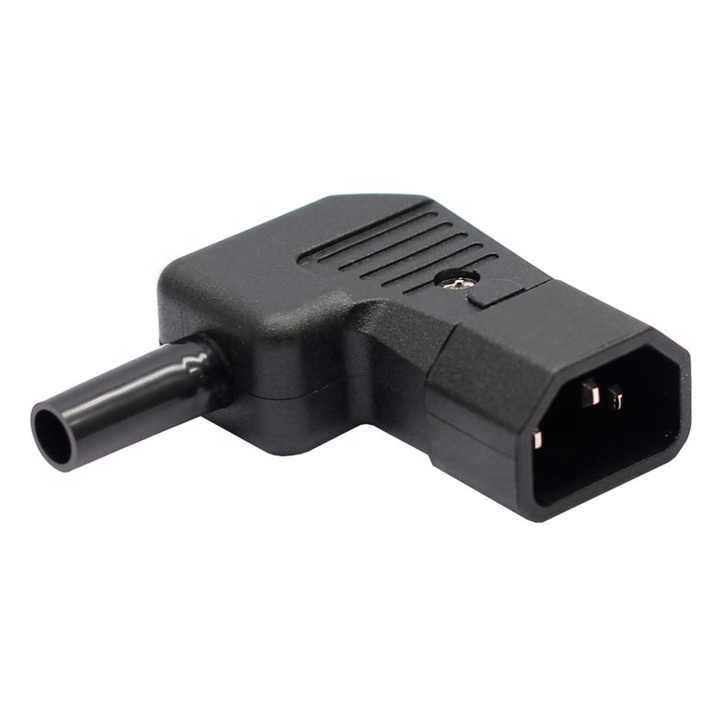 Iec 320 Connector C13 C14 Angled Connector Bent Foot Right Angle 90 ...