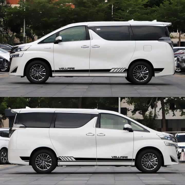 For Toyota Alphard Vellfire TRD Vinyl Auto Decals 2PCS OEM | Wholesale