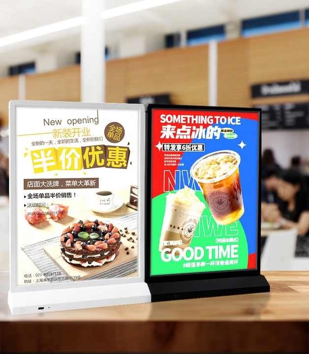 A5 A4 A3 desktop advertising light box LED rechargeable battery inside ...