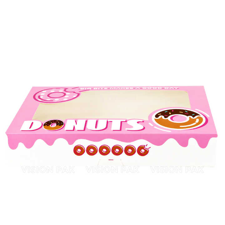 Customized Donut Box with Window - Branded Packaging