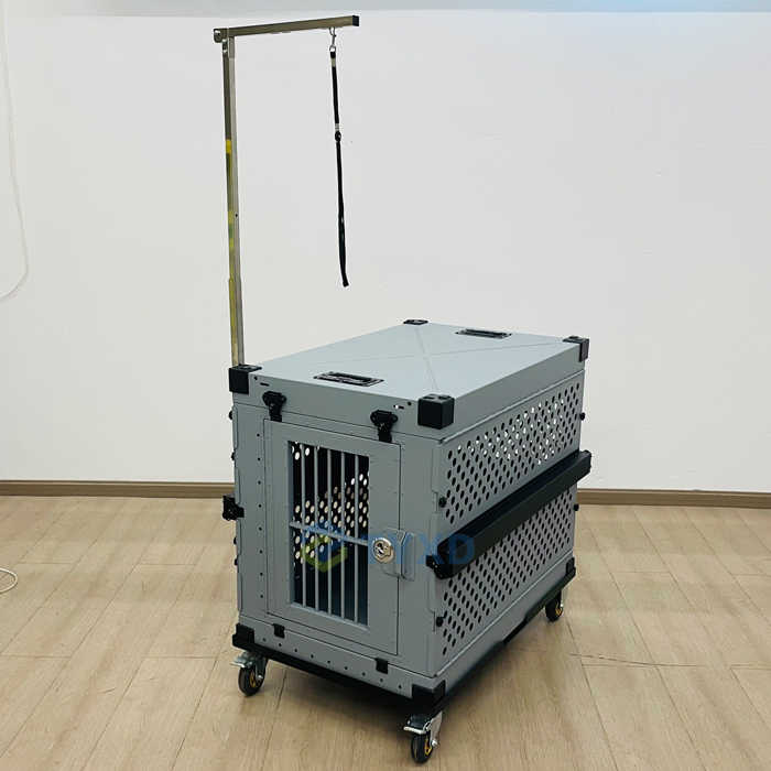 Aluminum Foldable Dog Cage - Collapsible & Sustainable