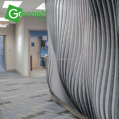 ASTM E84 Class A Polyester Fiber Acoustic Panels by GREENISH