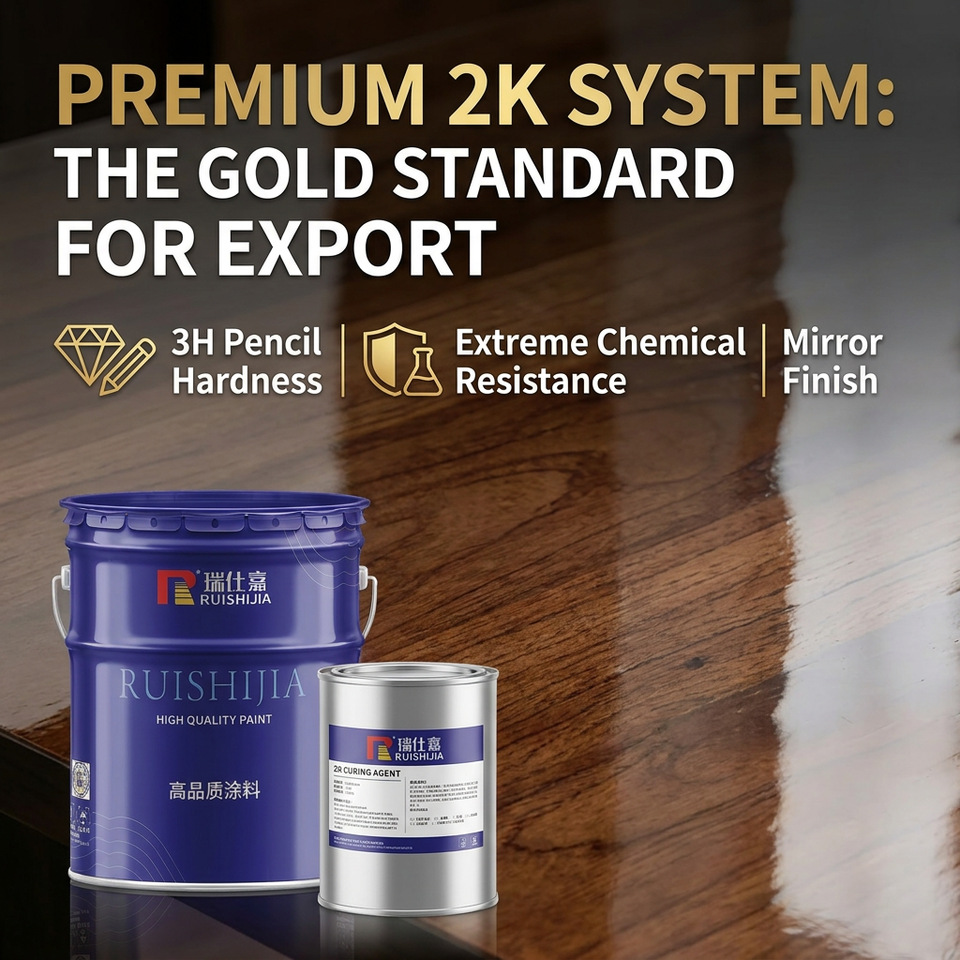 Industrial Grade Water Based 1K Furniture Paint Quick Dry Waterborne ...