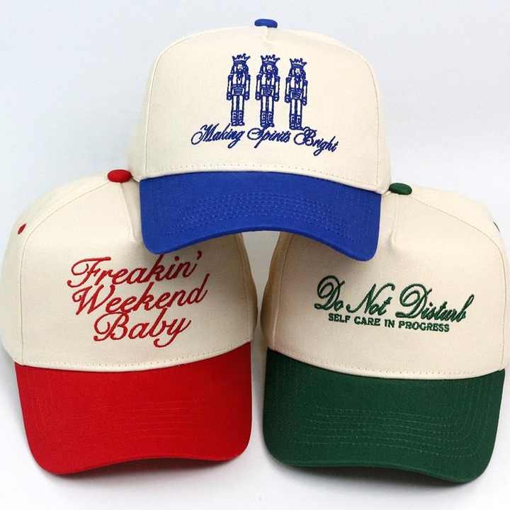 HBA54 OEM Custom logo baseball caps curved brim a frame baseball hat 5 ...