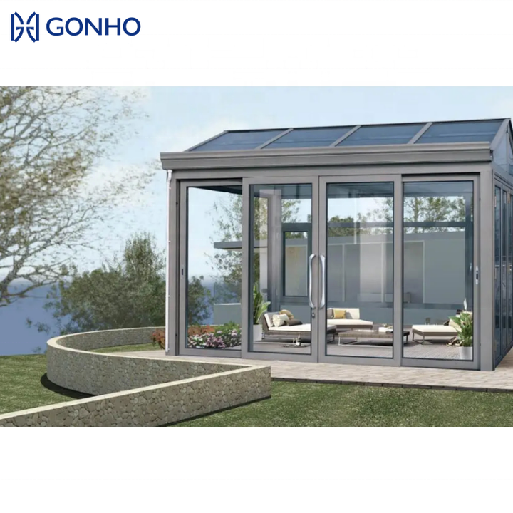 GONHO Glass Garden House - Modern American Style Sunroom