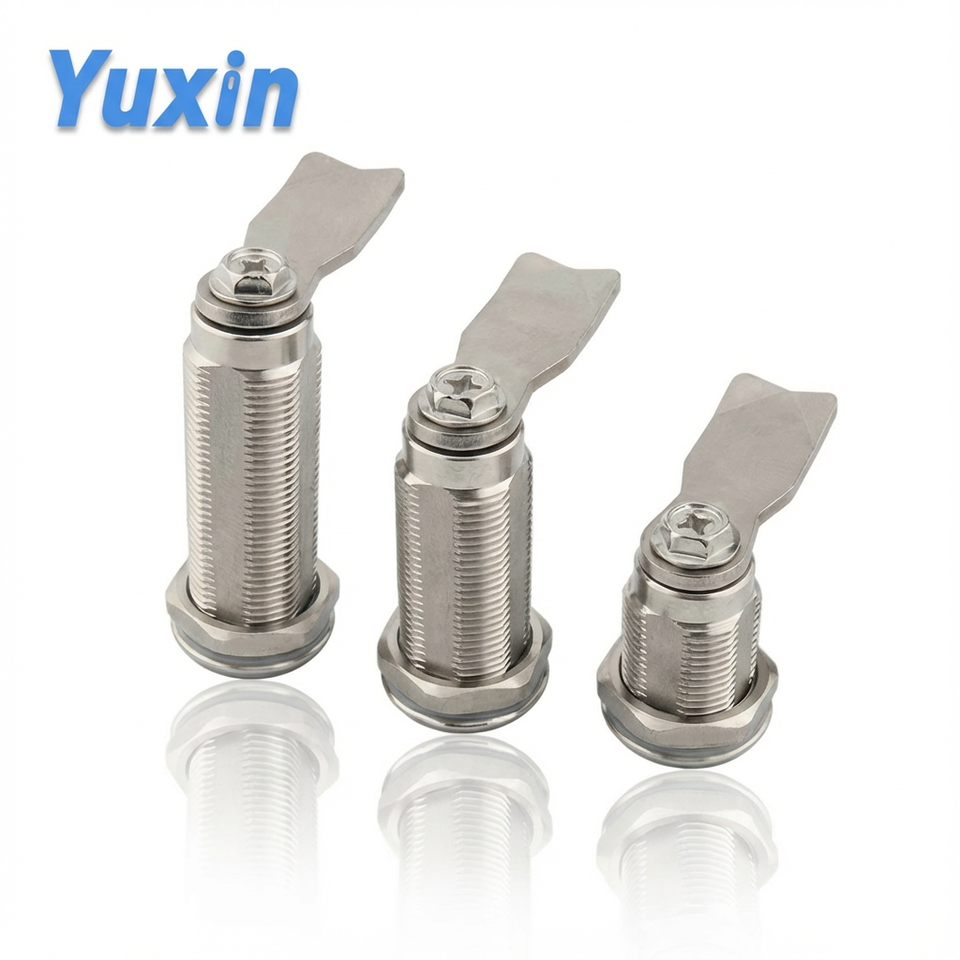 YX-MS705JC-SUS SUS304/316 Stainless Steel Cam Lock and Quarter Turn 1/4 ...
