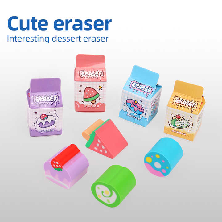 Various Colors of Mini Fashion Small Rubber Erasers Factory New Design ...