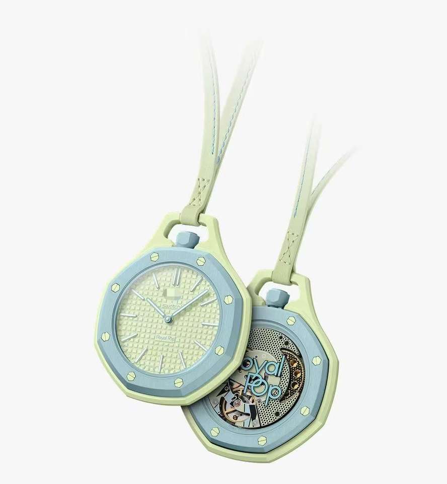 Luxury Octagonal Leather Quartz Wall Clock Pendant Quartz Movement ...
