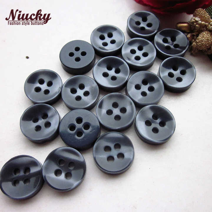 In Stock 22 Colors 11mm 18L 4 Holes Bowl Pearlescent Resin Shirt ...