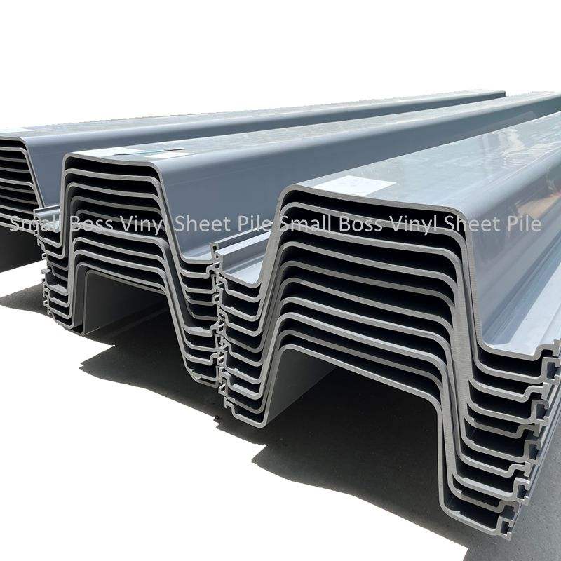 UV Resistant U Type Plastic Retaining Sea Walls - Customized PVC Vinyl ...