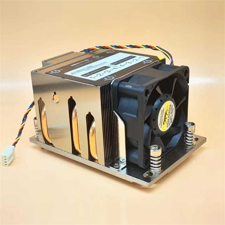 Big CFM 2UP22 Server CPU Cooler 4pin PWM 6800RPM Cooling Fan for SP3 2U ...
