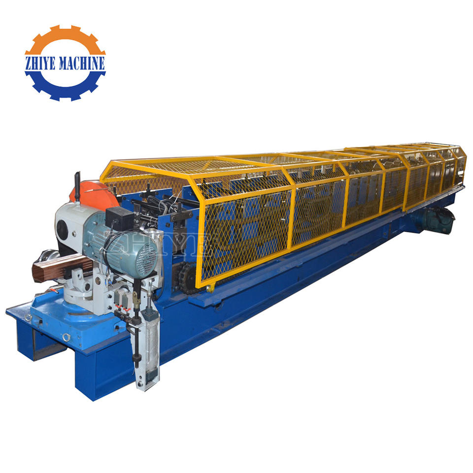 Full Automatic Downspout Gutter Cold Forming Machinery Rain Gutter ...